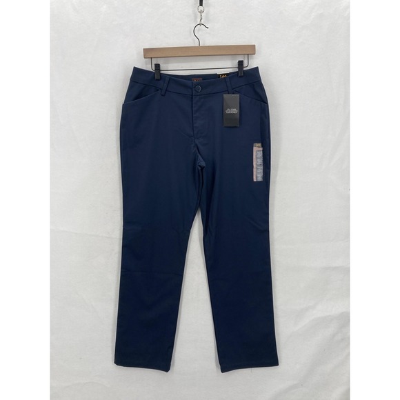 Lee | Pants & Jumpsuits | Lee Pants Womens Short Imperial Blue Wrinkle ...
